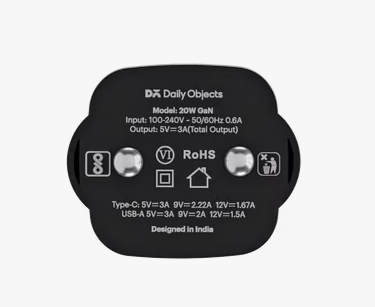 Daily Objects -SURGE™ 2 Port 20W GaN Charger - Souvenir Gifting ...